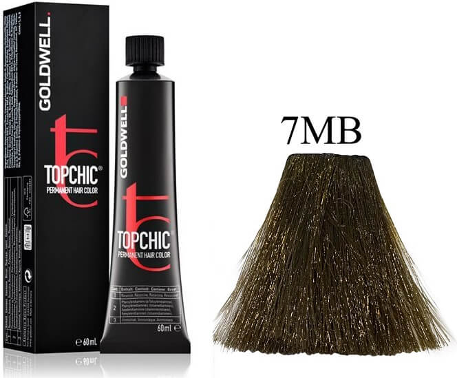 Goldwell Βαφή Topchic 7MB Ανοικτό Μόκα Καστανό 60ml • Find.gr