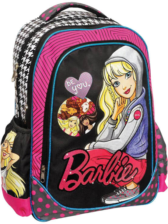 Gim Τσάντα Πλάτης Δημοτικού Barbie Fashionistas & Δώρο Κούκλα Barbie ...