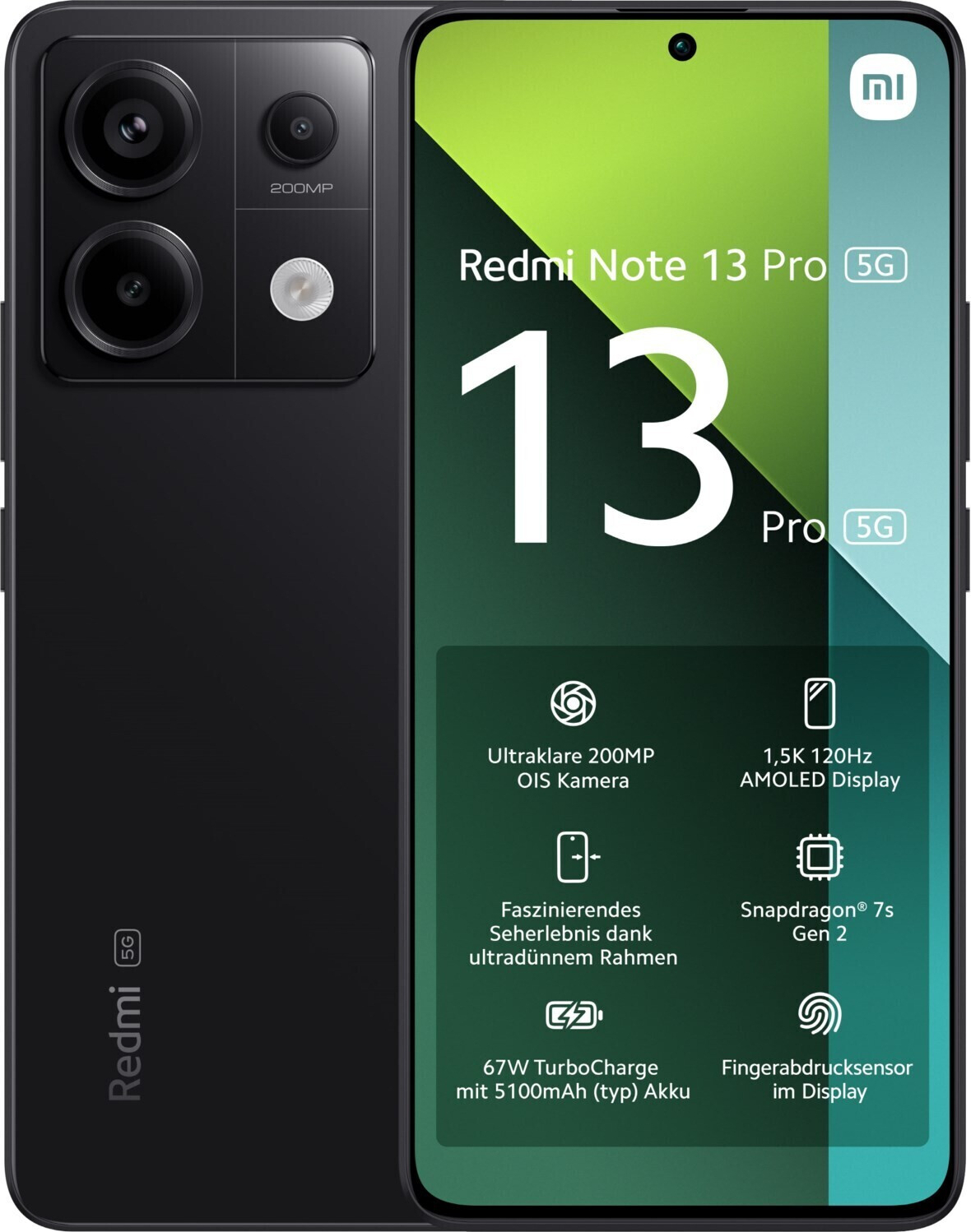 Xiaomi Redmi Note 13 Pro 5G (12GB/512GB) Midnight Black • Find.gr